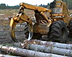 Forest Operations > Conduct Skidder Operations > Skidder At Work